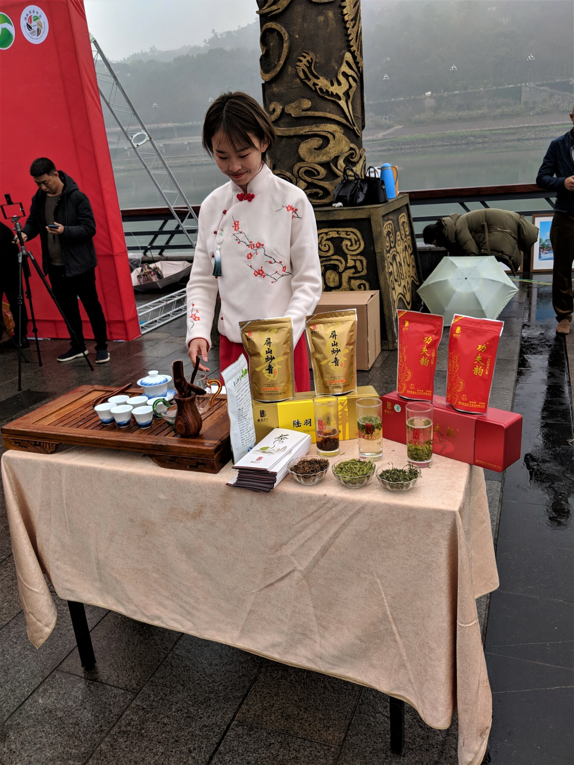 Vendor a Tea Tasting in the Yangtze River Park in Yibin | CULTIVATE ...